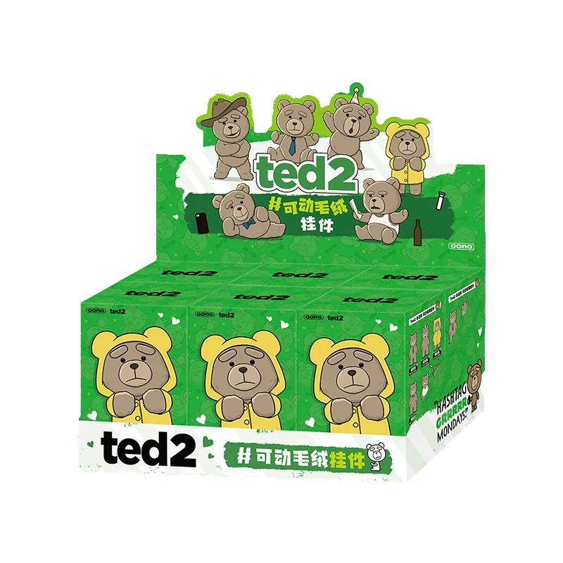 For Original Ted2 Bear Series PVC Mystery Boxes Cute Keychain Toy and ...