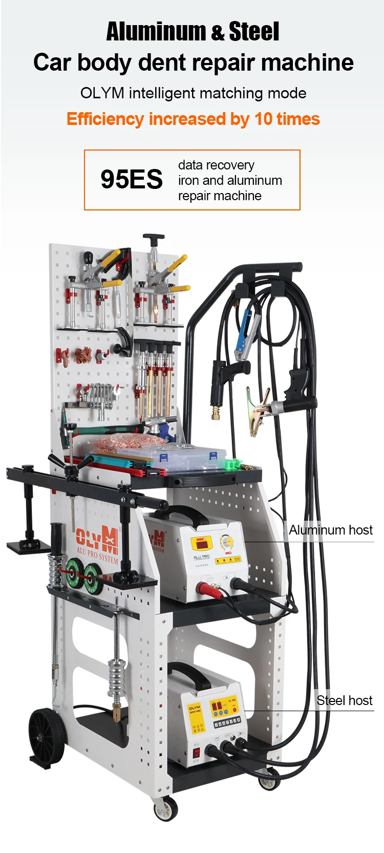 Multi Functional Car Body Repair Spotter Dent Puller Machine For Steel ...