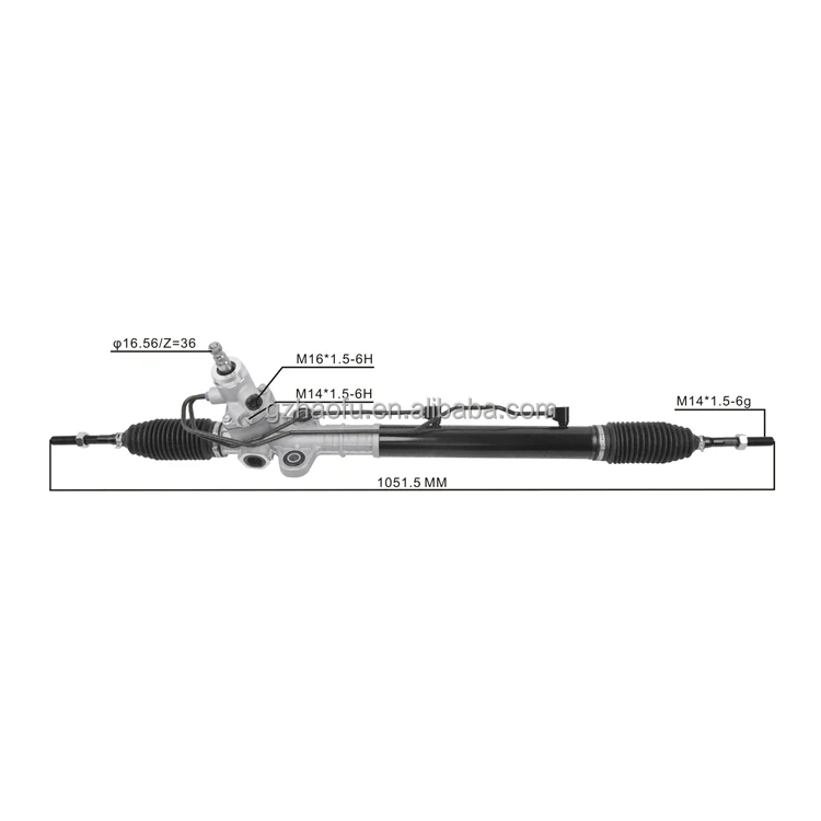 Power Steering Rack Replacement 56500-1e700 For Hyundai Accent 2007 ...