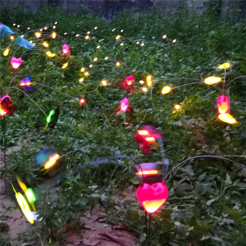 Toprex Decor 2024 New Dynamic Firefly Butterfly Led Garden Lights ...