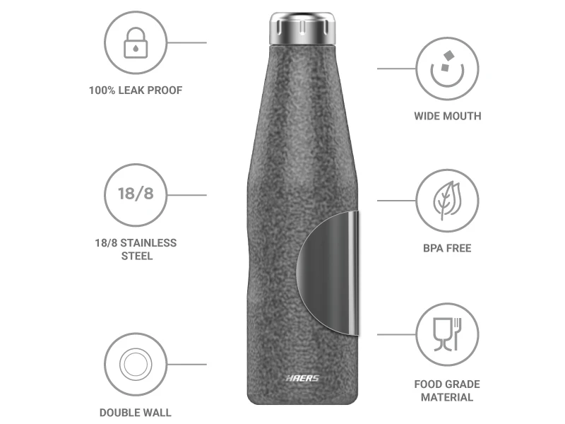 Haers Hot Selling Double Walled Vacuum Flask Stainless Steel Insulated ...