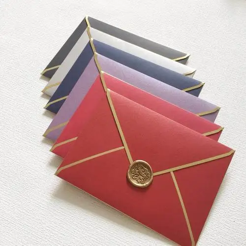 Custom Print 19X140mm Gold Foil Edge 250gsm Paper Cardstock Gold Trim ...