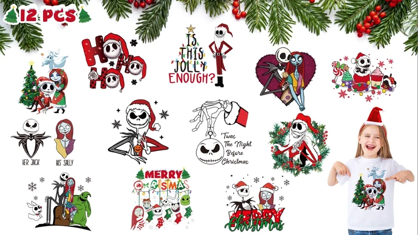 Valentines Iron On Transfers Decorations Patches Stickers Cute Dwarf ...