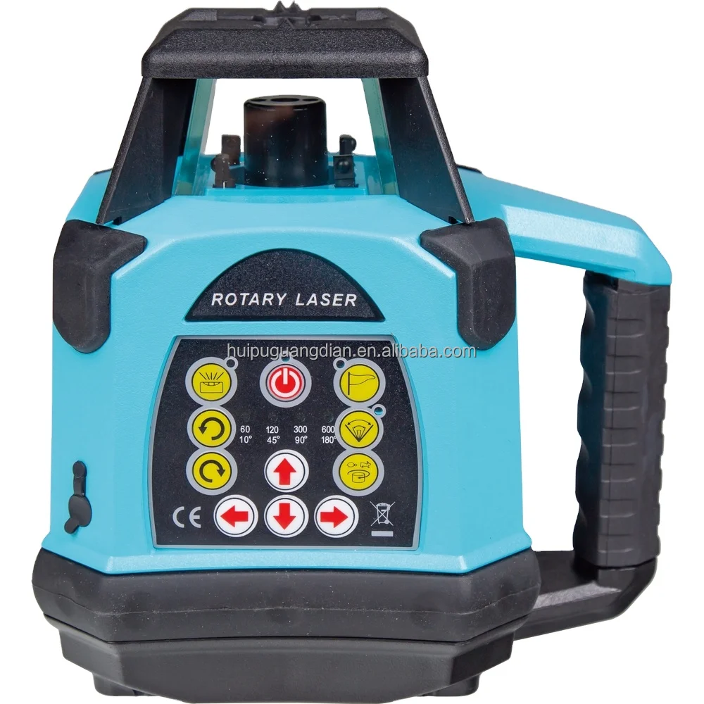 Rotary Red Laser Level Waterproof IP55 Land Leveler Laser Control ...
