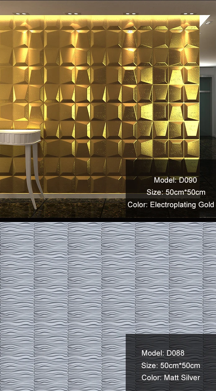 Decorative Pvc 3d Wall Panel Textured Wall Covering Wall 3d Panel - Buy ...