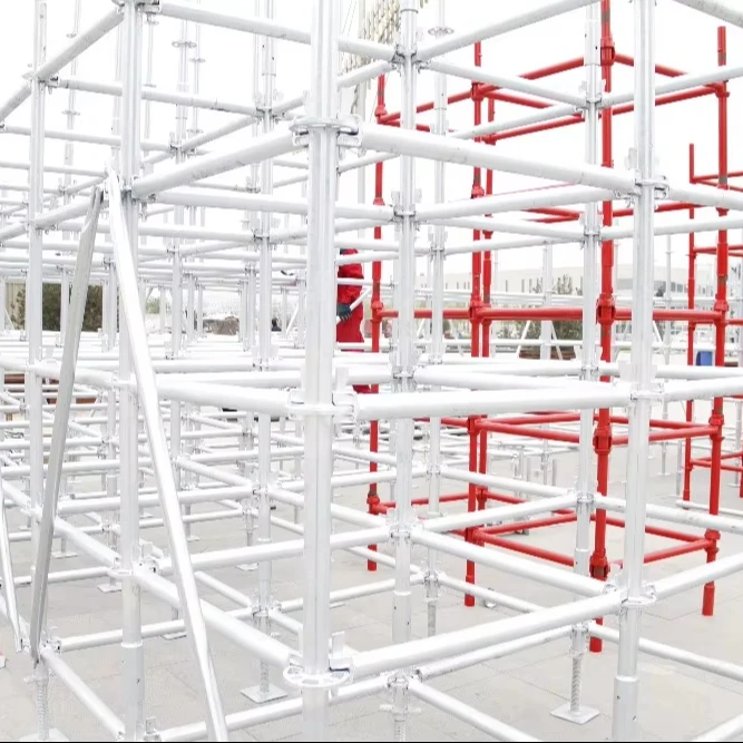 Heavy-duty Ringlock Scaffoldings For Building Construction Essential ...