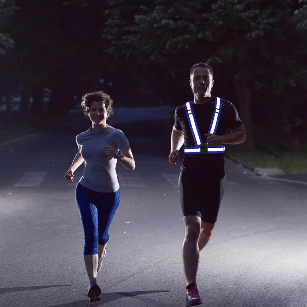 Safety Reflective Belt For Running Cycling Vest Reflective Bands Hi Vis ...