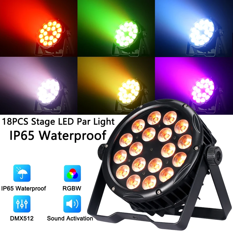18*12w Lamps Led Stage Lights Rated Outdoor Lighting Can Control Rgb ...