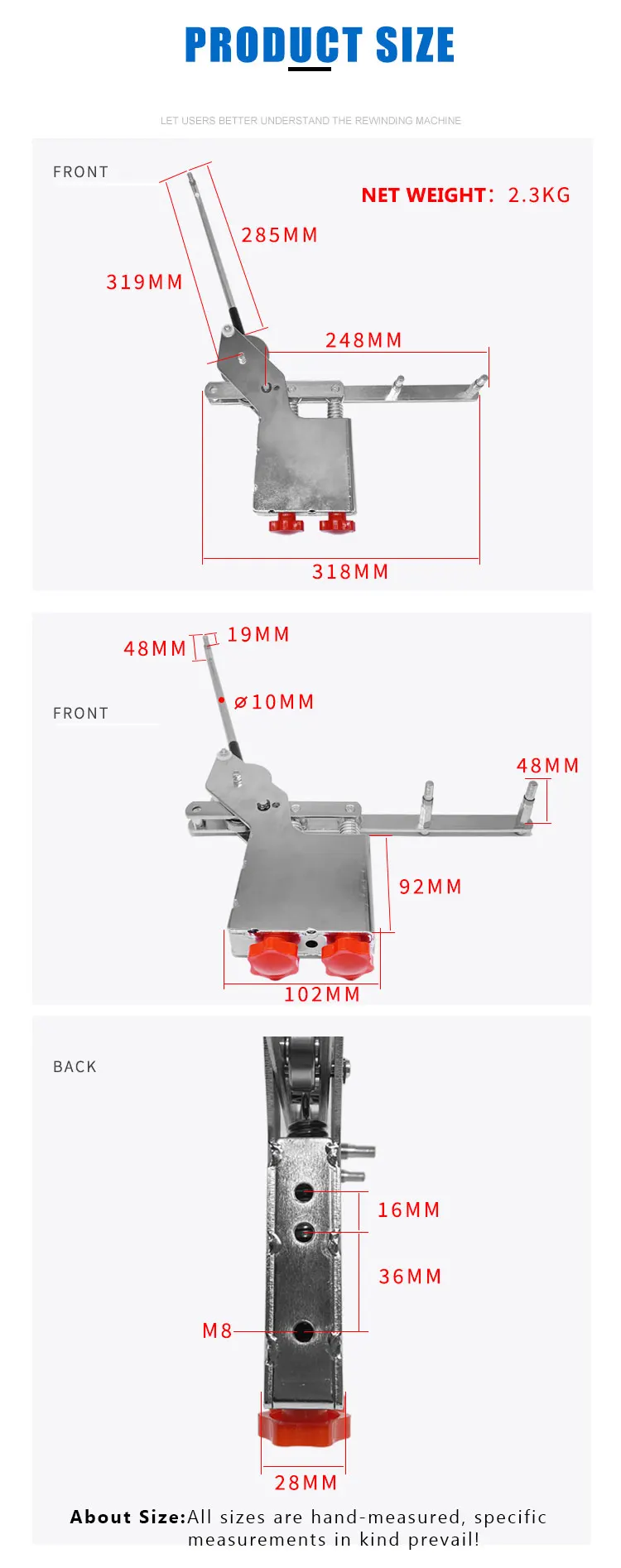 2 Spring Tension Gun with 1006 Steel Wheel - Reliable Performance