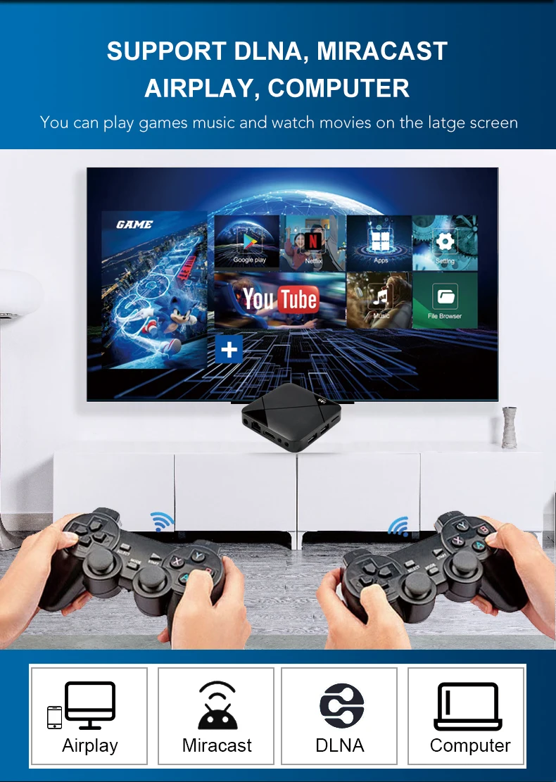 SYTA G11 M8 Mini Handheld Game Console Universal Retro TV & Video Box ...