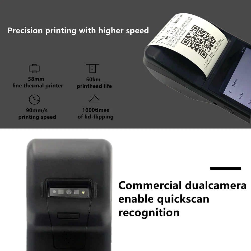 High Quality Handheld Android Pos Terminal With Printer Q8 Pda Pos ...