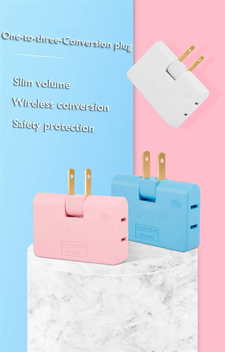 Stock Hot 125V 15A 1500W American Power Plug One-to-three-socket 180 ...