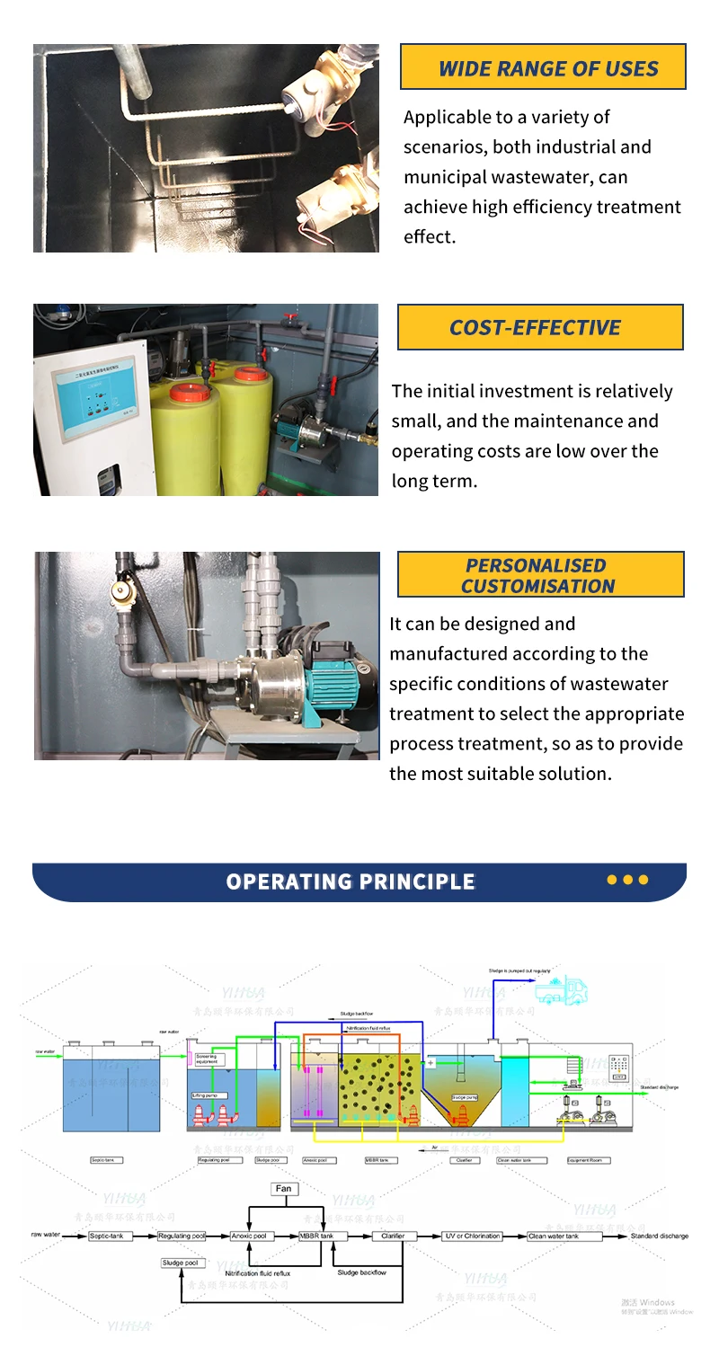 Advanced Biological Oxidation Process Septic Tank Pressure Vessel Pump ...