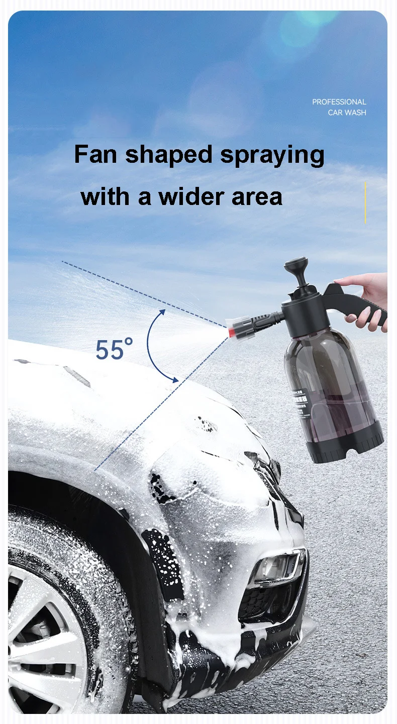 Portable 2L Foam Sprayer - Enhance Your Car Wash Experience