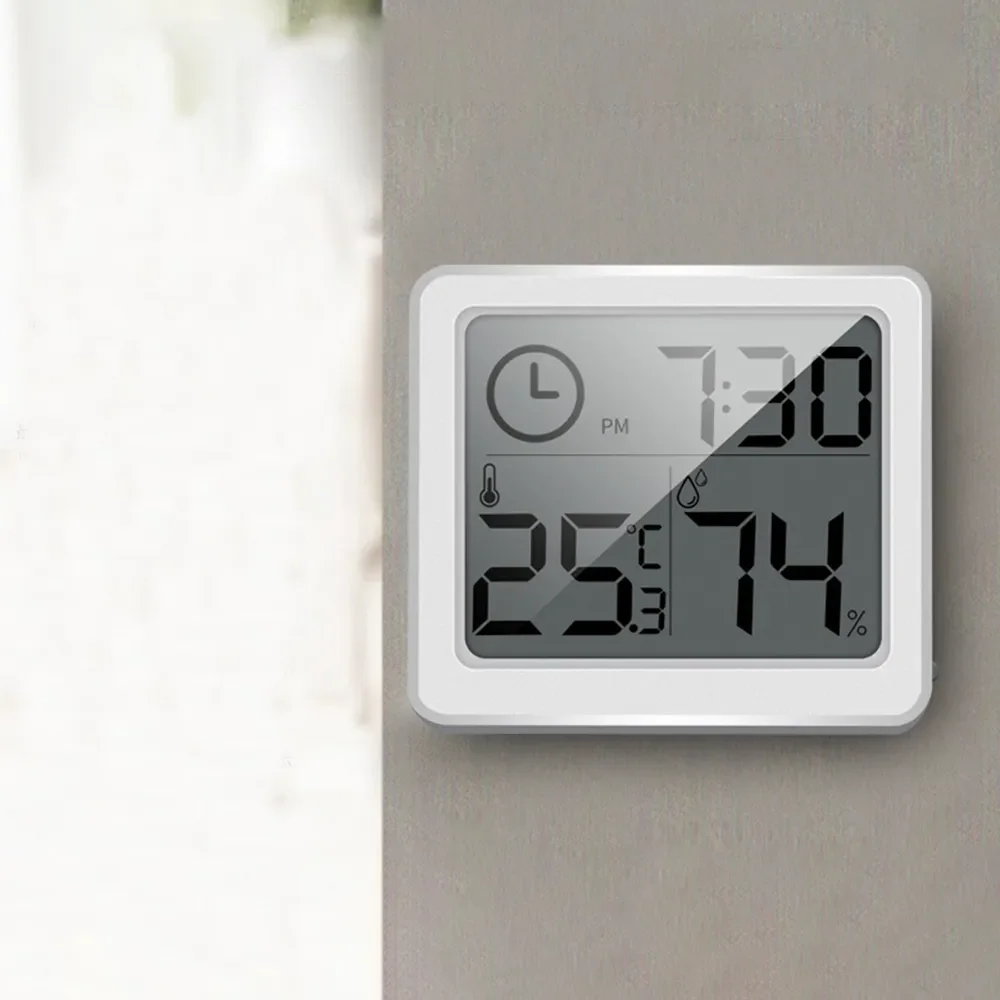 Ultrathin Digital Thermometer - Precise Temperature & Humidity