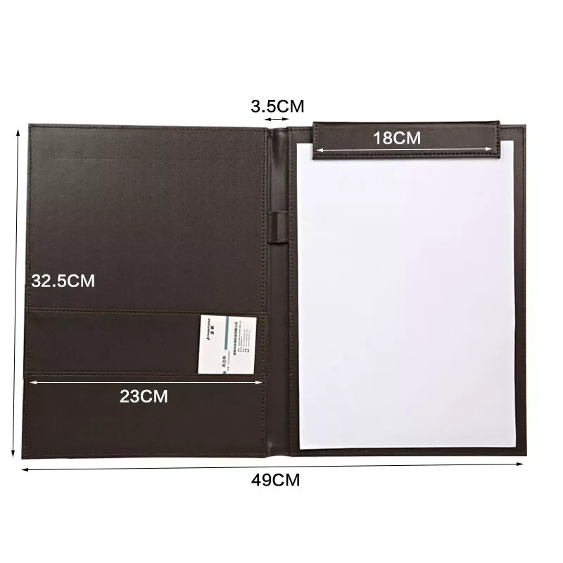 Promotional Gifts Padfolio Folder,Leather Folder Storage Clip Board ...