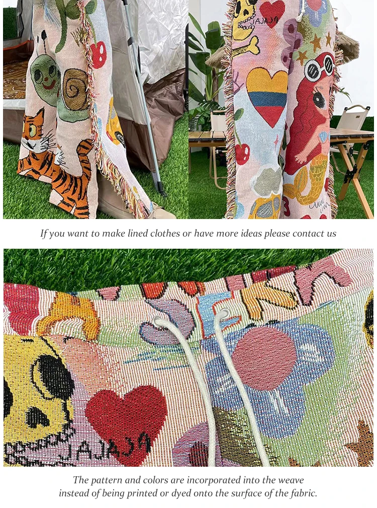 Wholesale Street Wear Custom Tapestry Pants Plus Size Mens Rug Pants ...