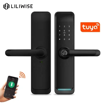 Liliwise Custom Wireless Digital Electronic Fingerprint Wifi Door Lock ...