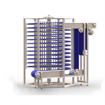 Stainless Steel Conveying Spiral Tower Cooling Tower Food Drying Mesh ...