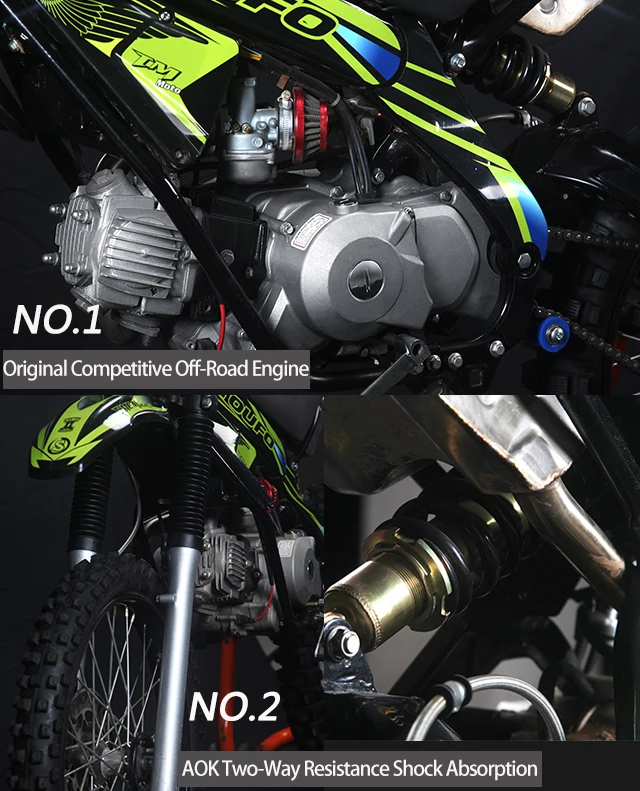 MOTOUFO 125cc off-Road Motorbike - 8.5 Torque, 80km/h Speed