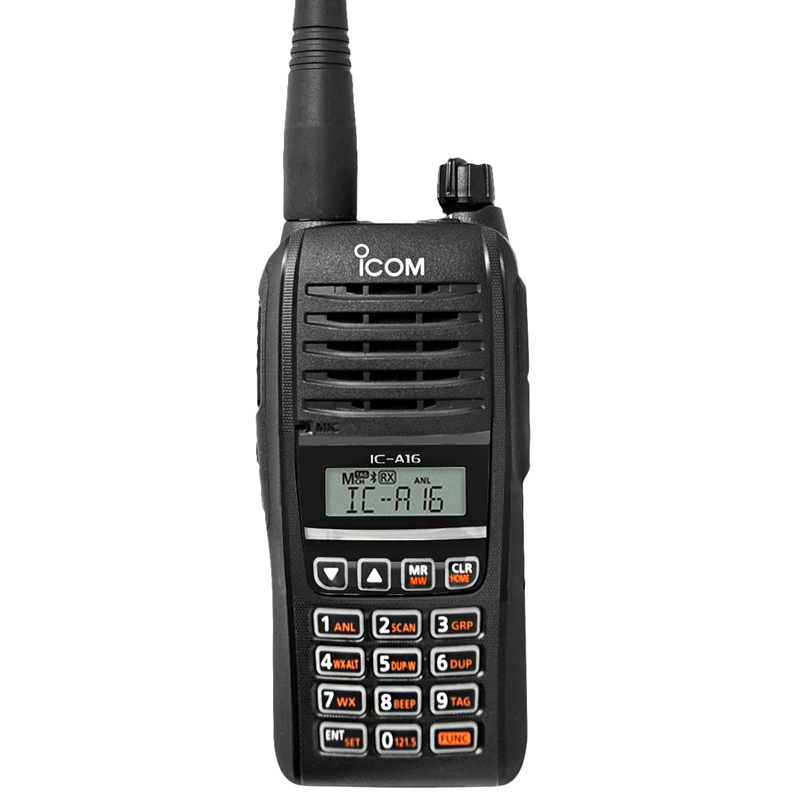 ICOM IC-A16 Ground to Air Radio with Class waterproof walkie talkie VHF ...