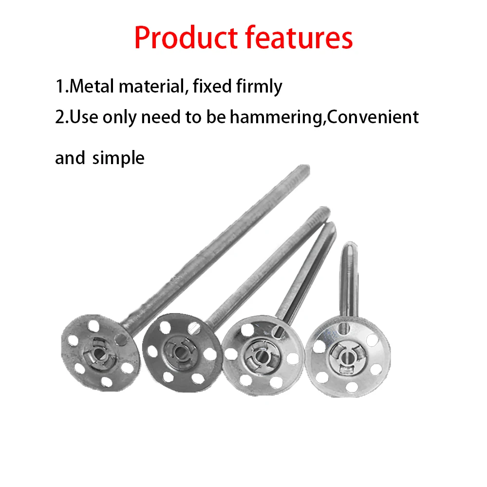 GI Nail Anchor Wire Shelf Expansion Anchor Screws Concrete Wood Quick ...