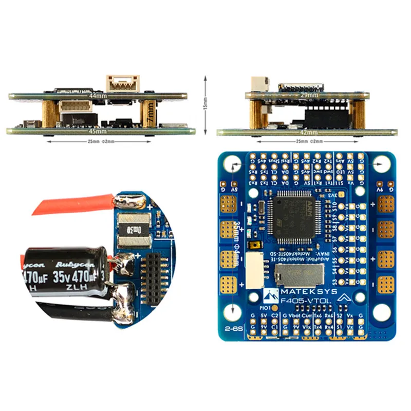 Matek F405-vtol Flight Controller Baro / Osd / Blackbox Support ...