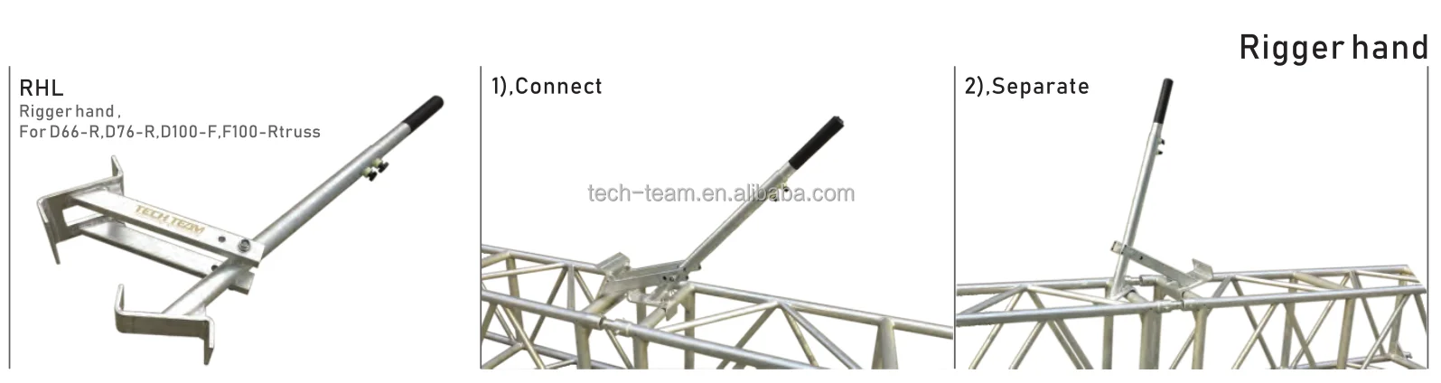 Aluminum Truss Tool Rigger Hand For Connect Truss And Truss - Buy Truss ...