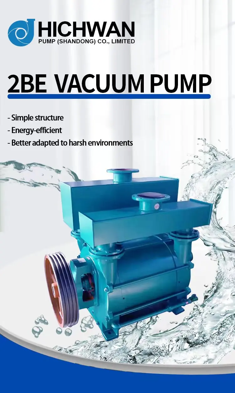 Hichwan 2bec42 2be Corrosive Electric Gas Transfer Pump Water Liquid Ring Vacuum Pumps Set For ...