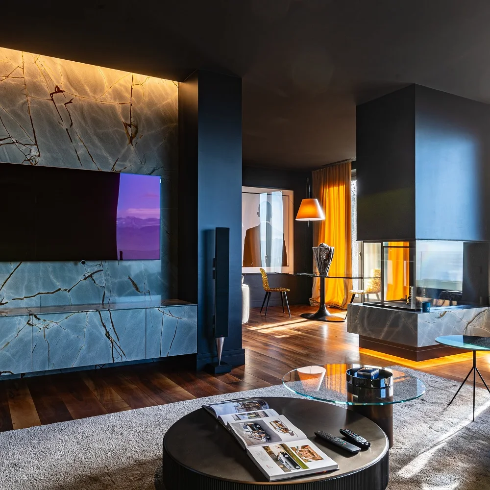 Yushi Marble Blue Roma Quartzite Slab Good For Wall Tiles And ...