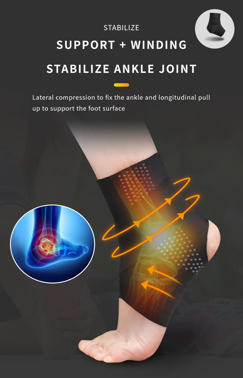 Factory Logo Sports Orthopedic Foot Splint Enhance Brace Spandex ...