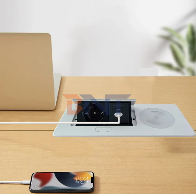 Innovative Bnt Pop Up Power Socket With Wireless Charging For ...