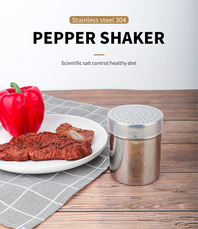 Stainless Steel Spice Shaker Seasoning Dispenser Spice Bottles With ...