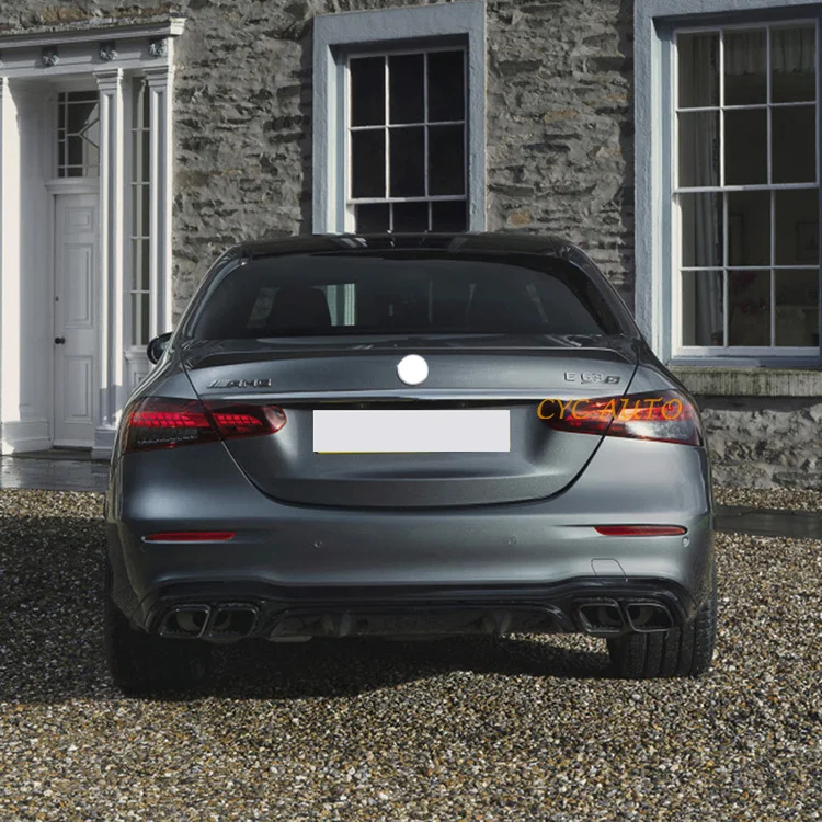 E63S Diffuser W213 Rear Bumper - Stylish Upgrade for E-class