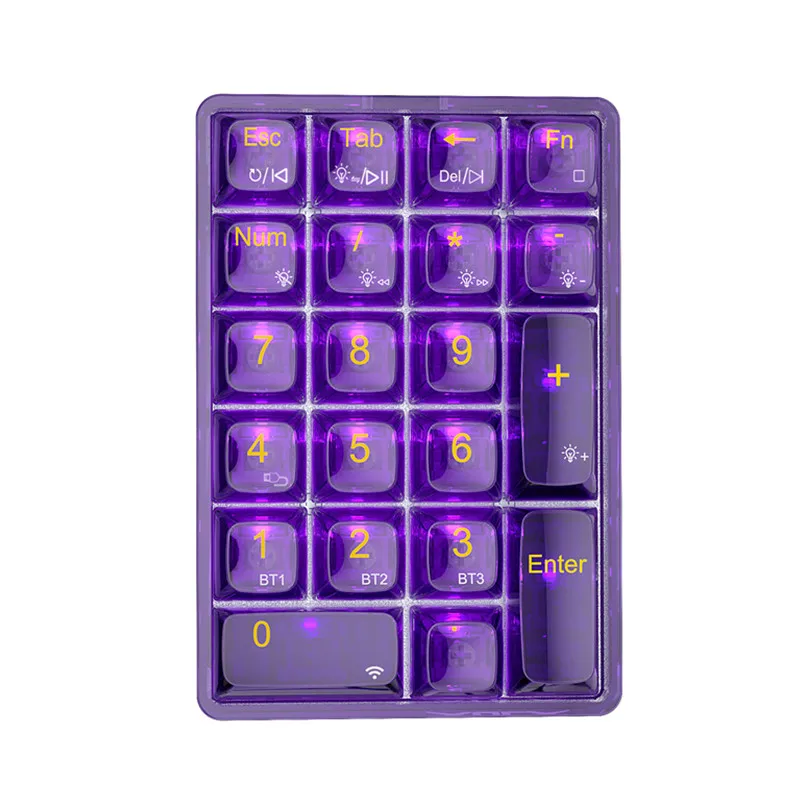 Aula F21 Wireless Mechanical Numeric Keypad 3 Mode 2.4g Bt Type-c ...