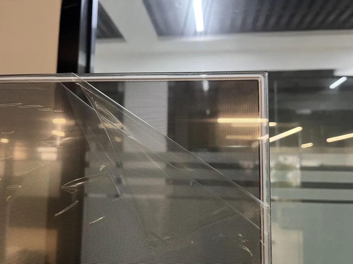 Digital Exhibition Hall Transparent Sliding Screen Track Screen Oled Tv ...