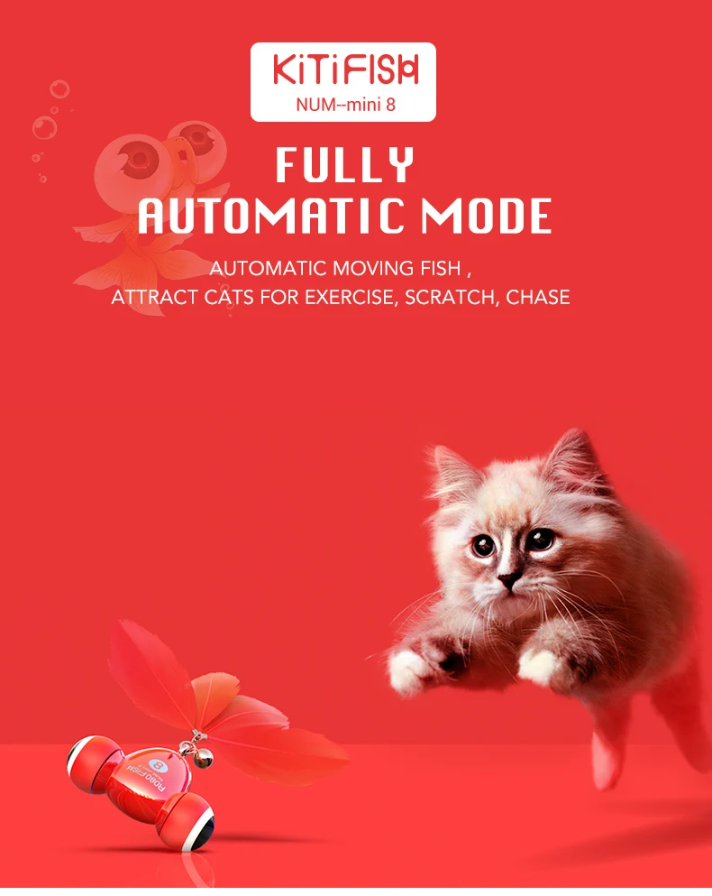 Custom Realistic Electric Wiggling Fish Toy Flopping Moving Interactive ...