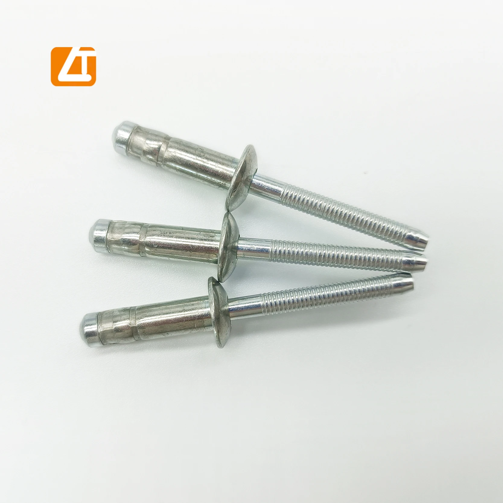 Custom Rivets Black Anodized Blind Rivet Aluminum Steel Dome Head Pop ...