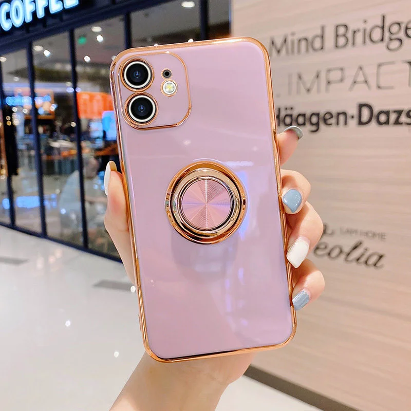 Factory Price Shockproof Phone Case For Iphone 14 Ring Stand Magnetic ...