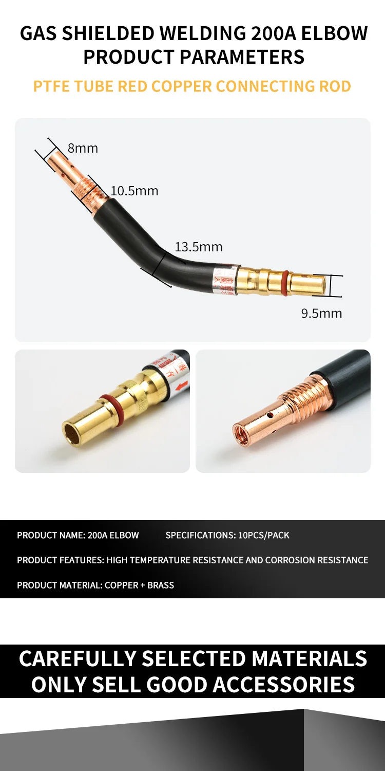 Pana 200a Swan Neck High Quality Mag/mig 200a Welding Torch Swan Neck ...