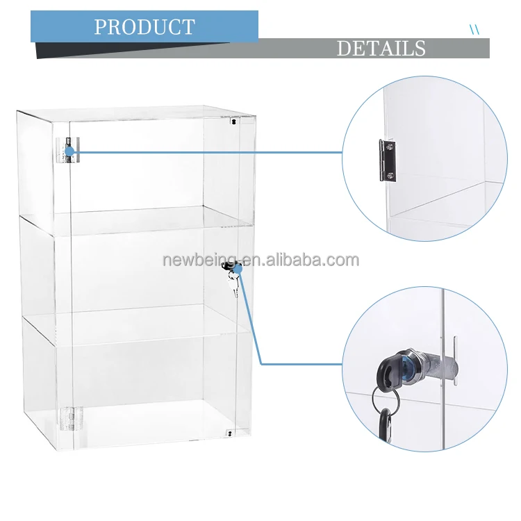 Secure and Stylish - Custom Clear Acrylic Display Cabinet