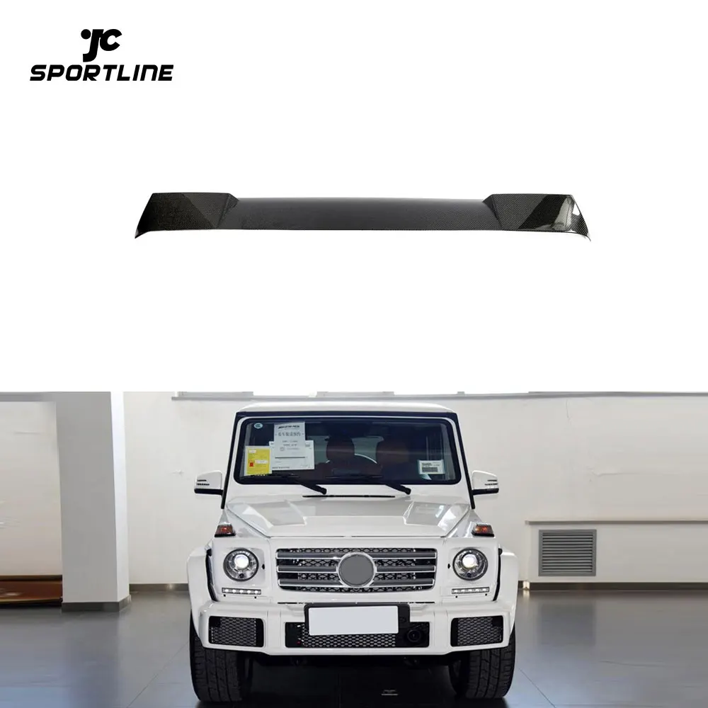 Carbon Fiber Front Roof Spoiler for Mercedes Benz G-CLASS W463 G500 G550 G55 G63 G65 AMG 2004 ...