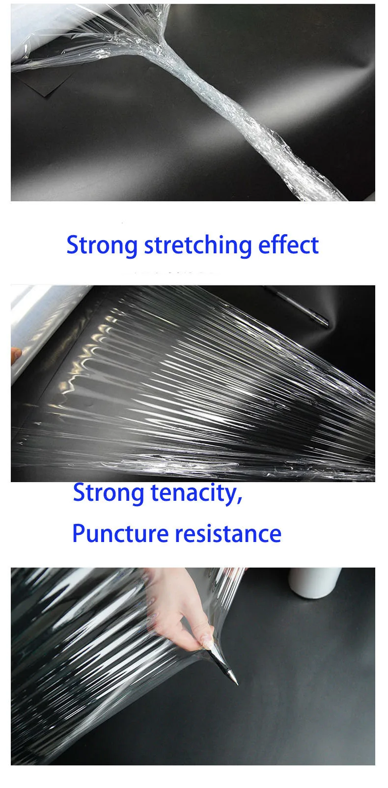 Pla Compostable Cling Wrap 100% Biodegradable Food Wrap Pbat Cling Wrap Eco-friendly Packing ...