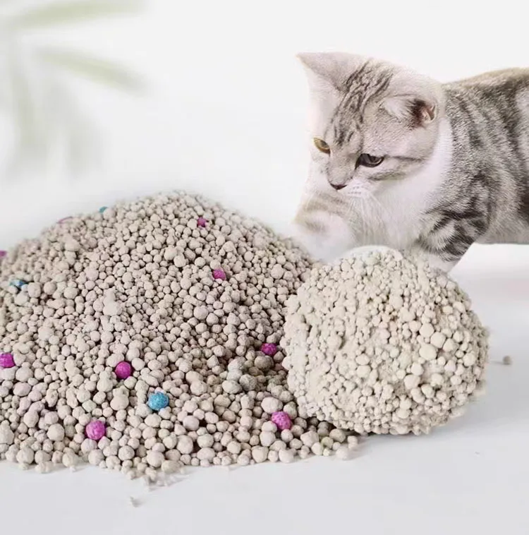 Oem Bulk Cat Sand 10kg 20kg Clumping Bentonite Cat Litter - Buy Cat ...