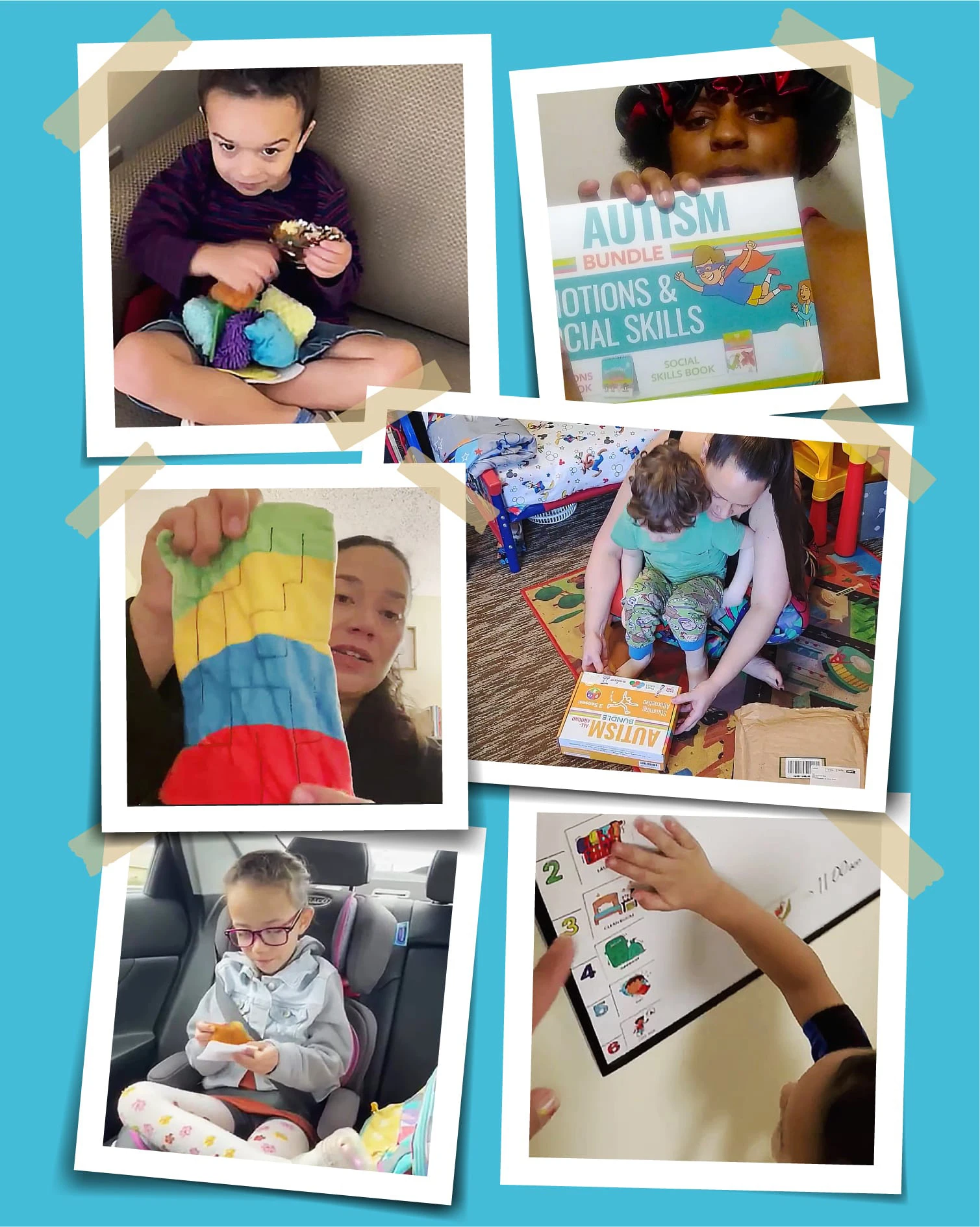 Autism Construction Play Dough Learning Games Sets Bundle