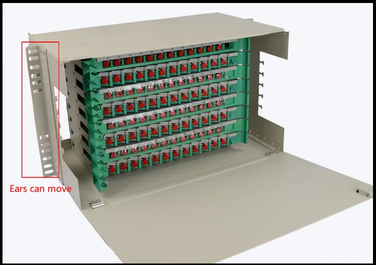 19 Inch Cabinet 6 U Full FC 96 Core ST SC FC ODF FDF Case
