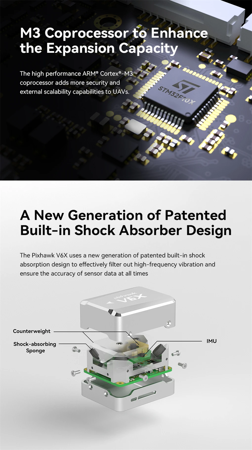 2023 Hot Sales Cuav Pixhawk V6x Autopilot Flight Controller With Neo 3 ...