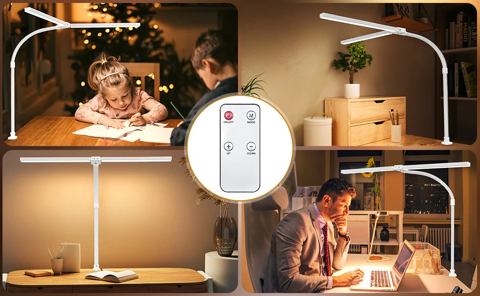 2025 New Led Large Side Light Table Reading Lamp Multi Functional Desk ...