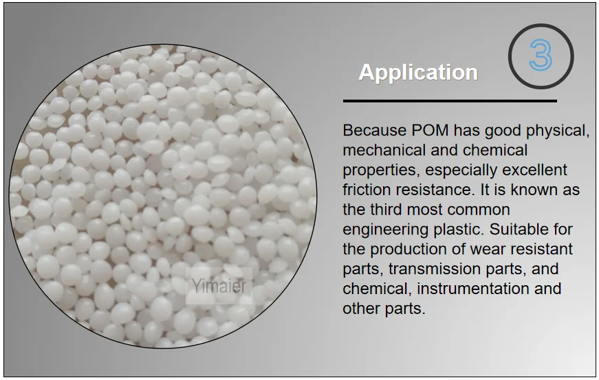 Injection Molding Pom Acetal Copolymer Polyformaldehyde Resin Pom ...