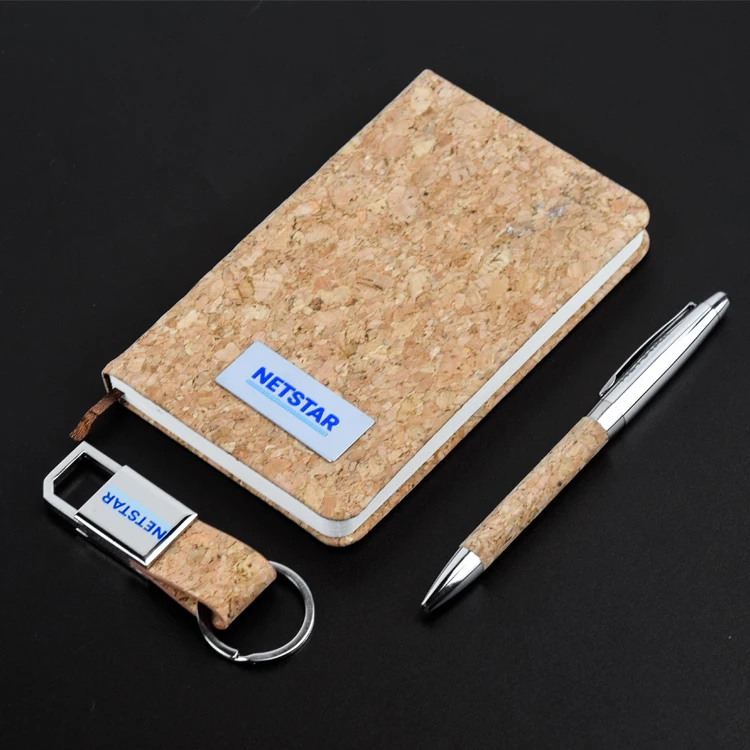 Custom Eco Biodegradable Cork Welcome Kit Lanyard